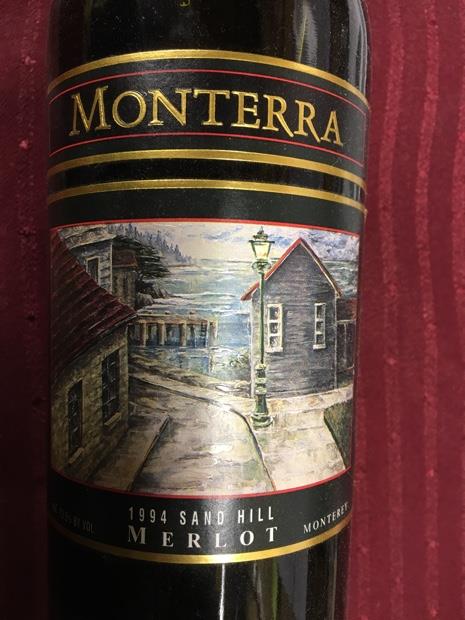 2001 Monterra Wines Merlot, USA, California, Central Coast, Monterey ...