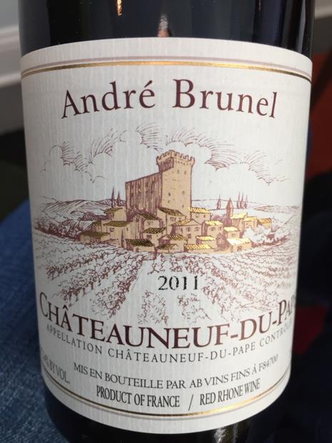 2011 Domaine André Brunel Châteauneuf-du-Pape, France, Rhône, Southern ...