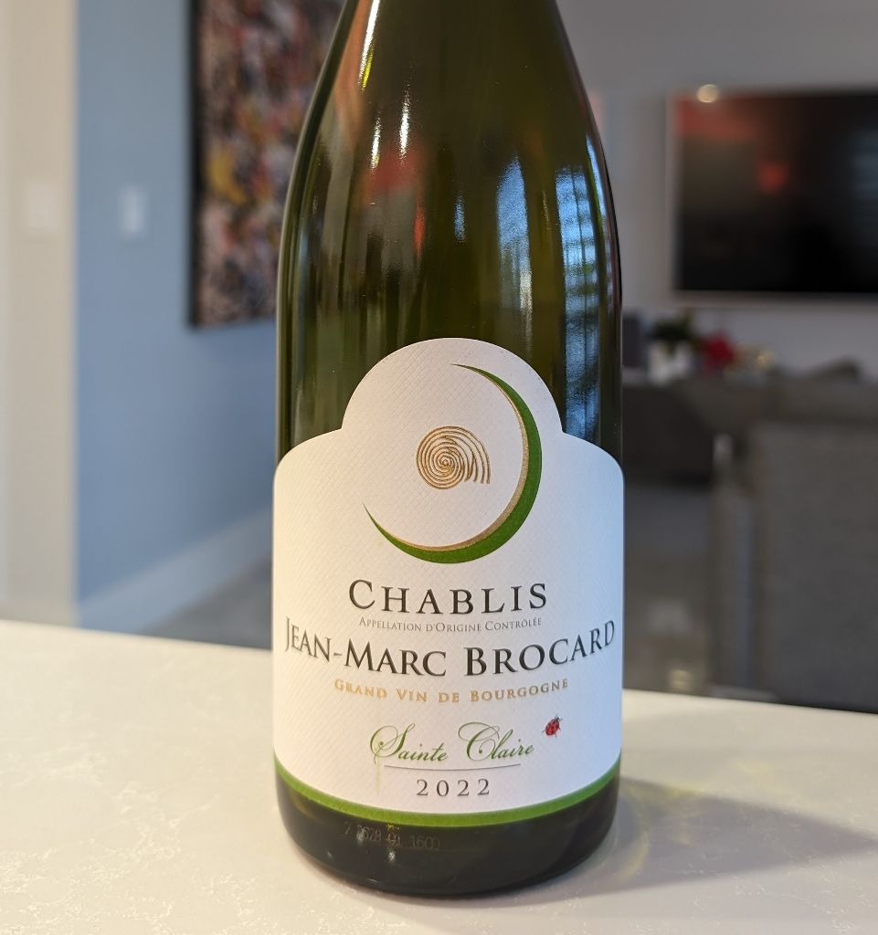 2022 Jean-Marc Brocard Chablis Domaine Sainte Claire, France, Burgundy ...