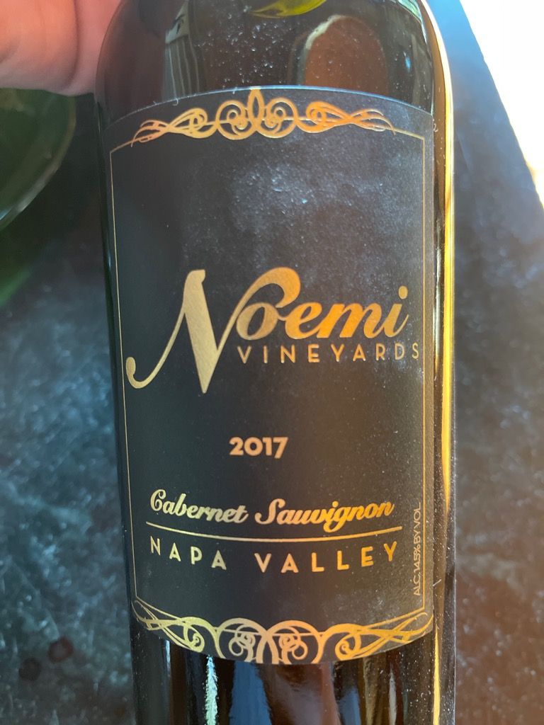 2017 Noemi Vineyards Cabernet Sauvignon, USA, California, Napa Valley ...