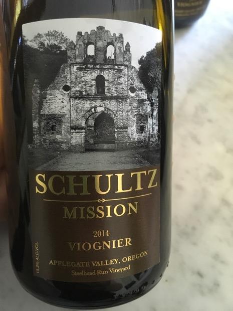 2014 Schultz Wines Viognier Mission Steelhead Run Vineyard, USA, Oregon ...