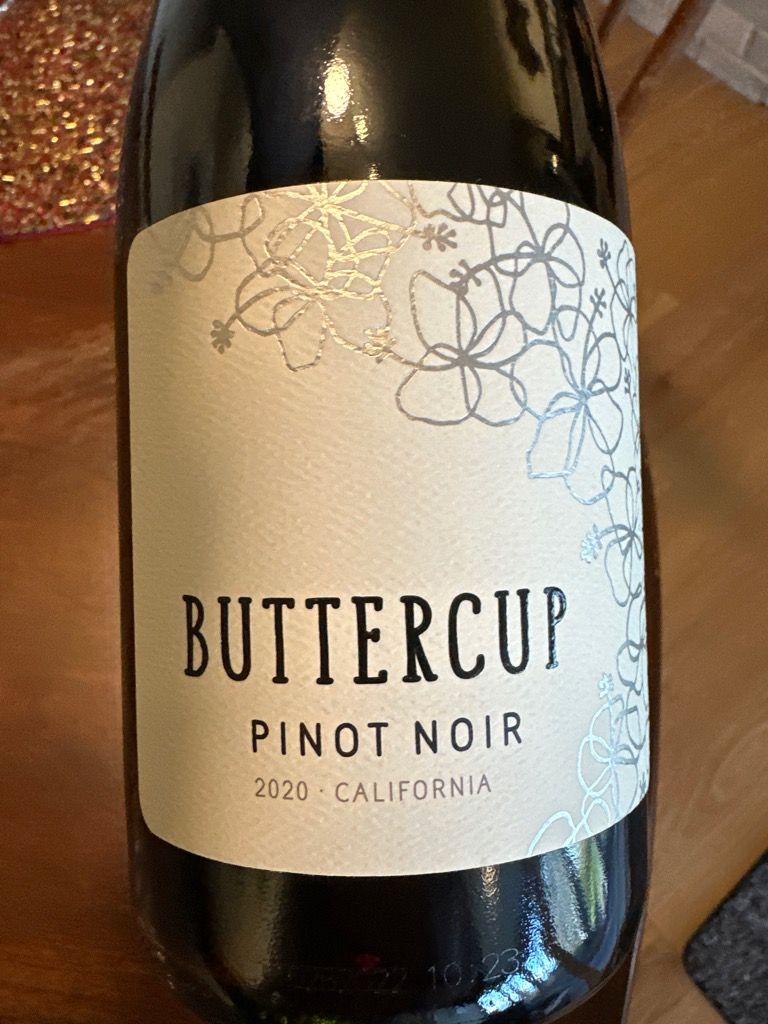 2020 Buttercup Pinot Noir, USA, California - CellarTracker