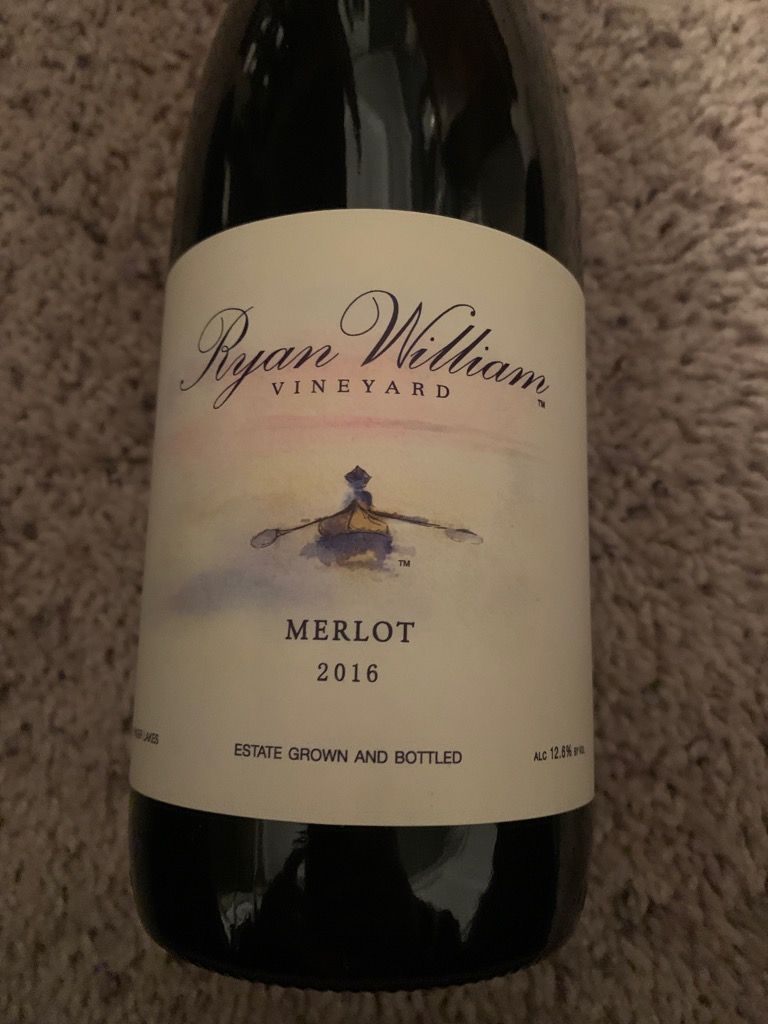 2013 Ryan William Vineyard Merlot, USA, New York, Finger Lakes, Seneca ...