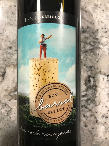 2020 Big Cork Vineyards Nebbiolo Black Label Series Barrel Select, USA ...