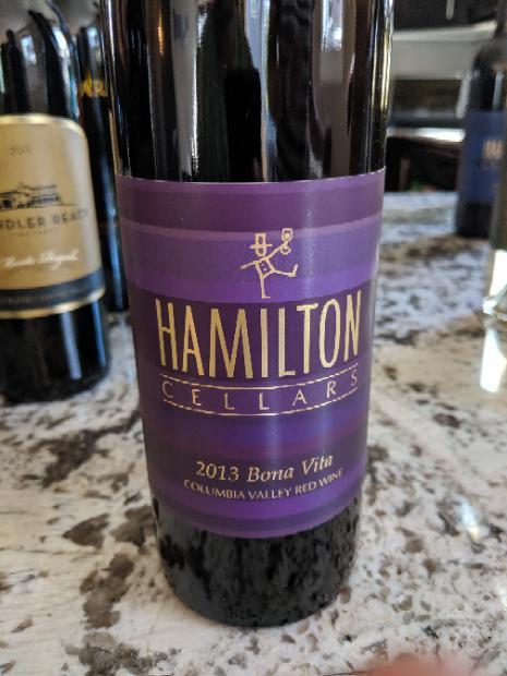 2013 Hamilton Cellars Bona Vita (Malbec Blend), USA, Washington ...