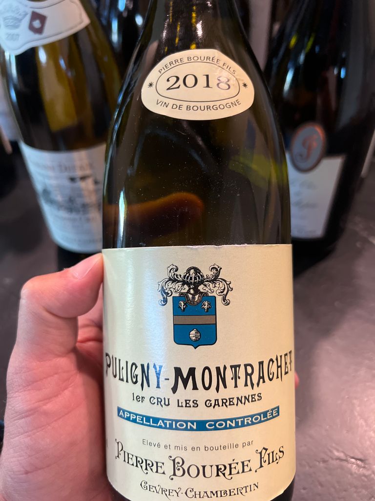 2018 Pierre Bourée Fils Puligny-Montrachet 1er Cru La Garenne, France ...