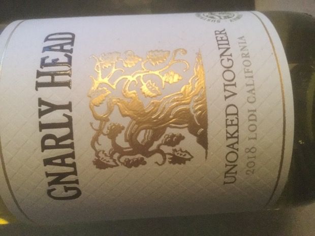 2018 Gnarly Head Viognier Unoaked, USA, California, Central Valley ...