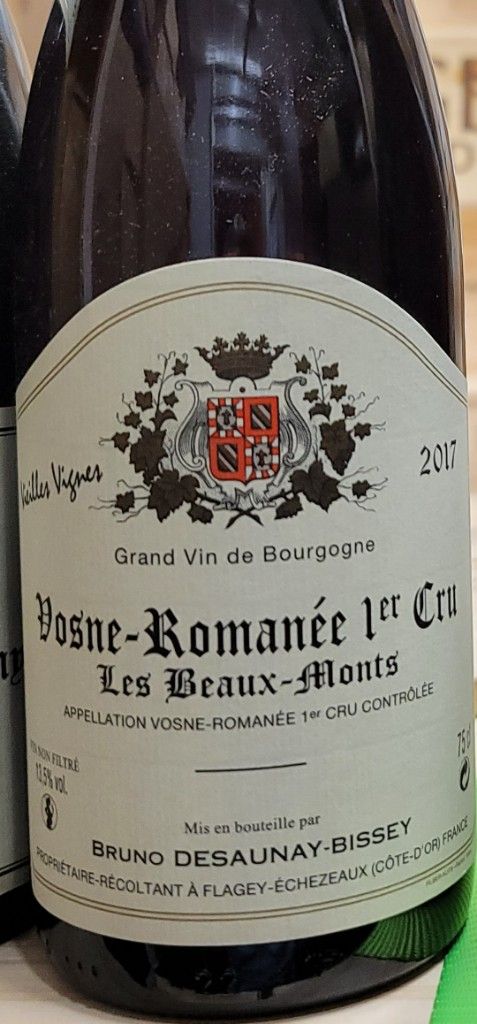 2022 Bruno Desaunay-Bissey Vosne-Romanée 1er Cru Les Beaux Monts ...
