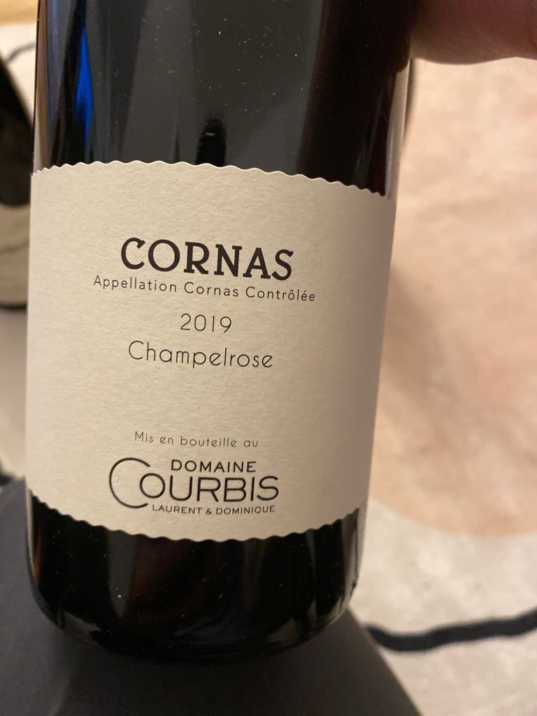 2019 Domaine Courbis Cornas Champelrose, France, Rhône, Northern Rhône ...