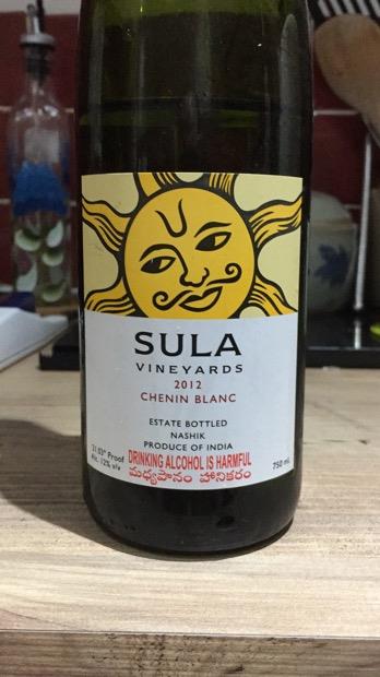 2012 Sula Vineyards Chenin Blanc, India, Nashik - CellarTracker
