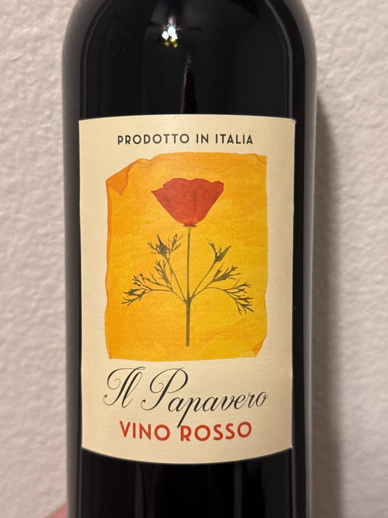 NV Il Papavero Vino Rosso, Italy - CellarTracker