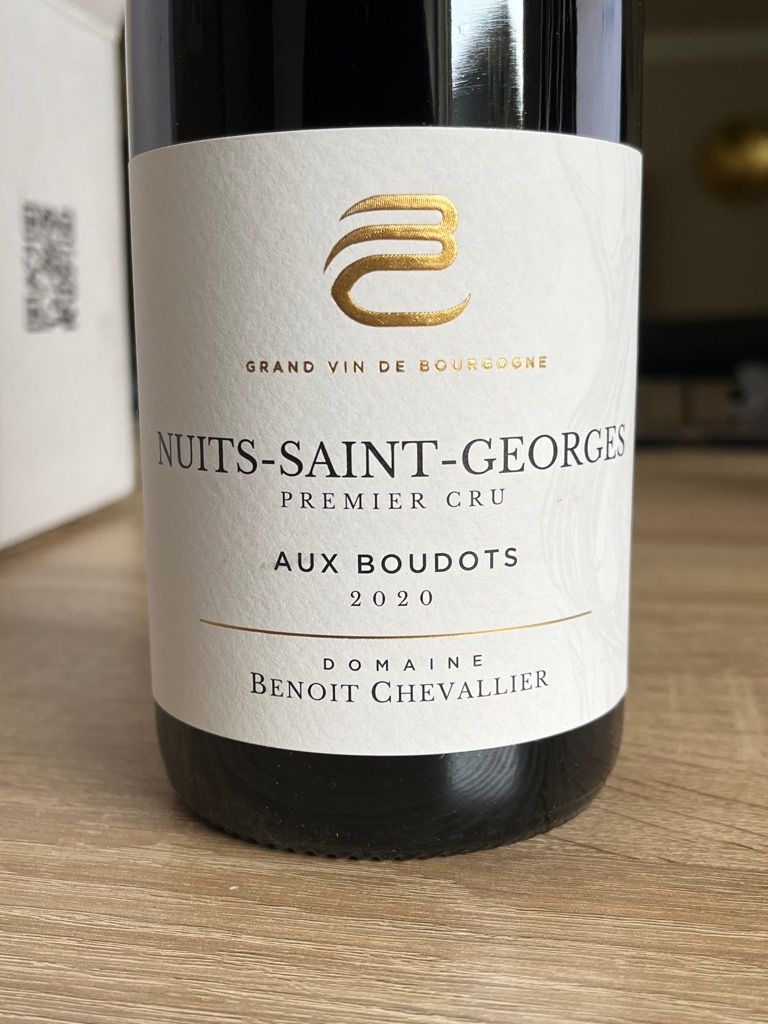 2019 Domaine Benoit Chevallier Nuits St. Georges 1er Cru Aux Boudots ...