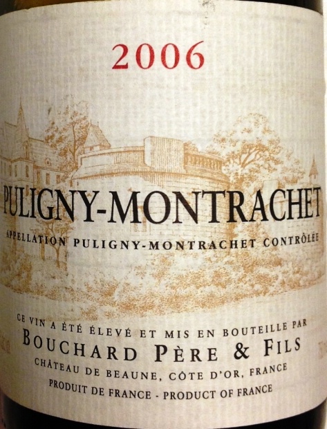 2006 Bouchard Père et Fils Puligny-Montrachet, France, Burgundy, Côte ...