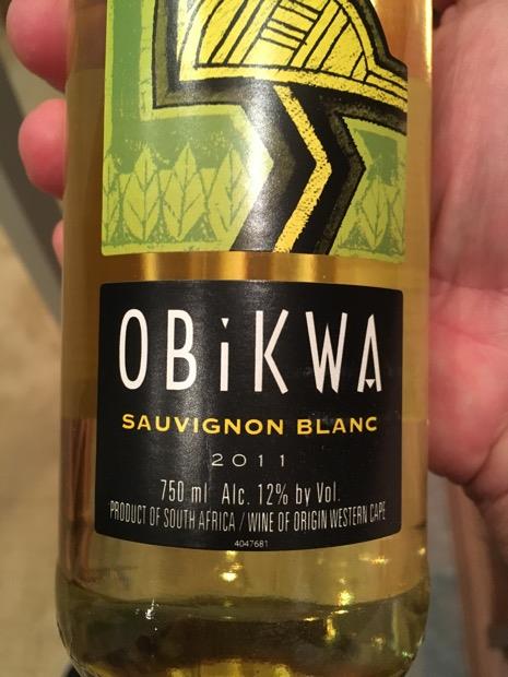 2013 Obikwa Sauvignon Blanc, South Africa, Coastal Region, Stellenbosch ...