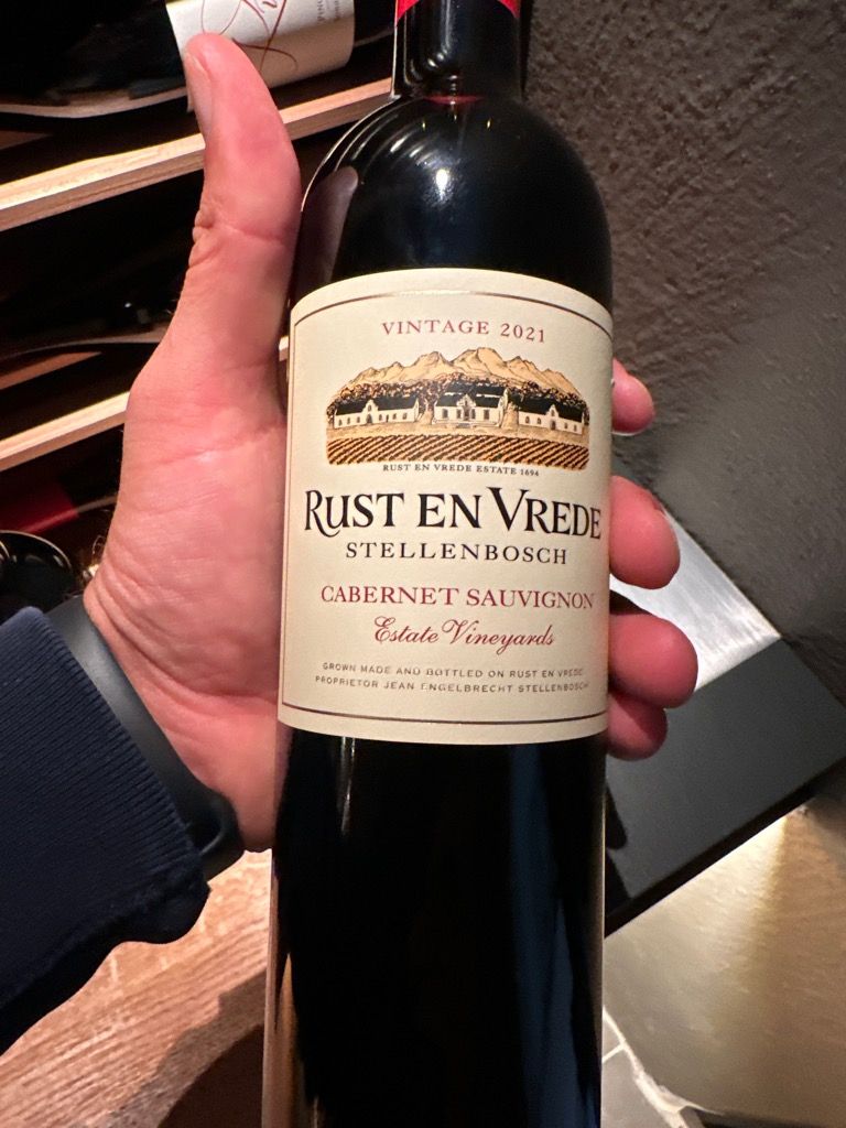 2021 Rust en Vrede Cabernet Sauvignon Estate Vineyards, South Africa ...