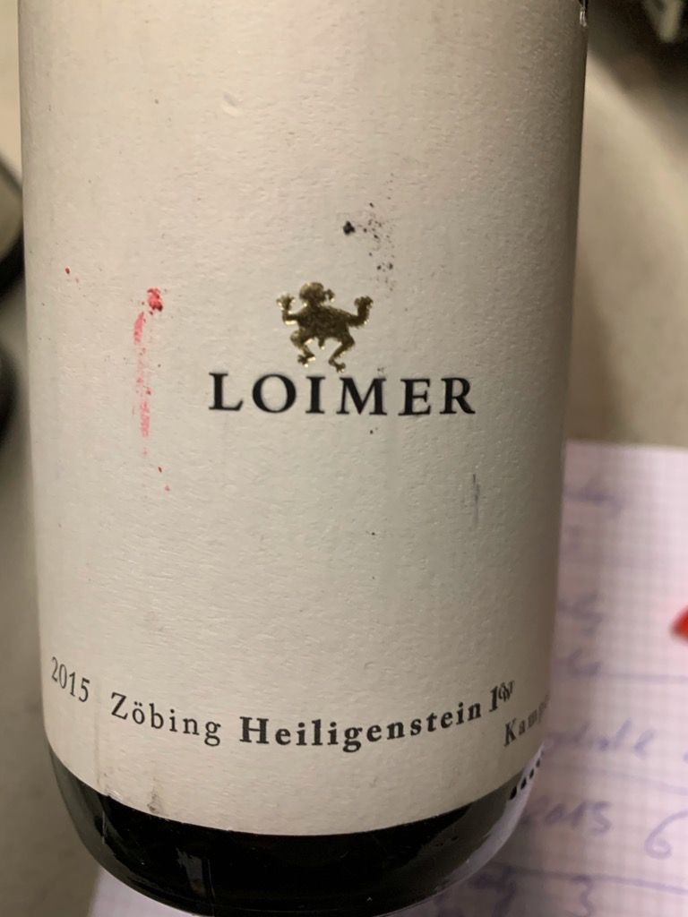 2020 Loimer Riesling 1ÖTW Reserve Zöbing Heiligenstein, Austria ...
