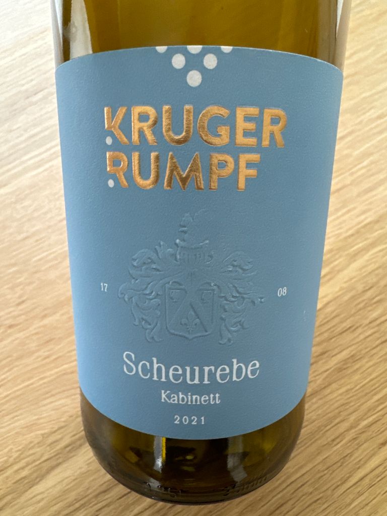 2021 Kruger-Rumpf Scheurebe Kabinett, Germany, Nahe - CellarTracker