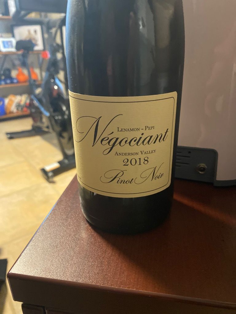 2018 Lenamon-Pepi Pinot Noir Negociant, USA, California, North Coast ...