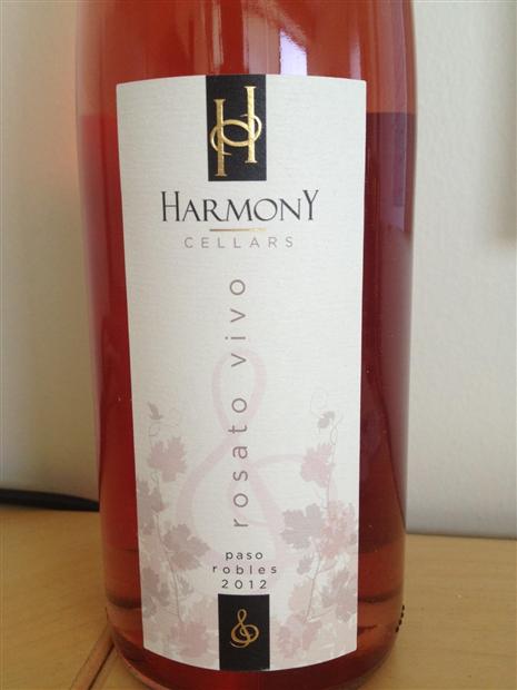 2013 Harmony Cellars Syrah rosato vivo, USA, California, Central Coast ...