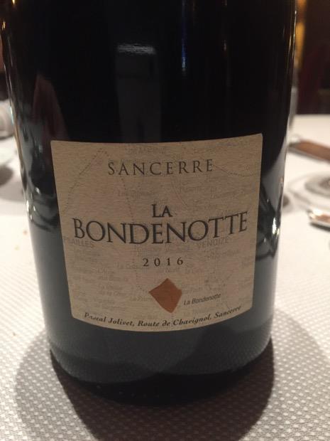 2018 Pascal Jolivet Sancerre Rouge La Bondenotte, France, Loire Valley ...