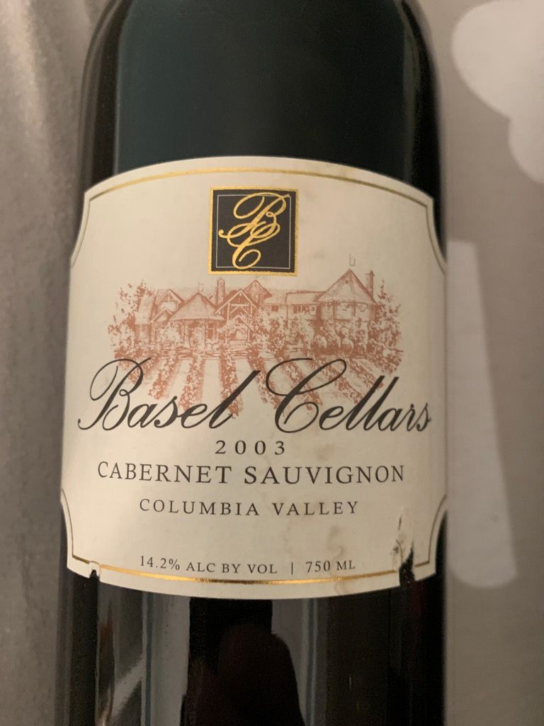 2003 Basel Cellars Chenin Blanc Old Vine, USA, Washington, Columbia ...