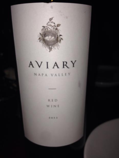 2013 Aviary Vineyards Red Wine, USA, California, Napa Valley ...