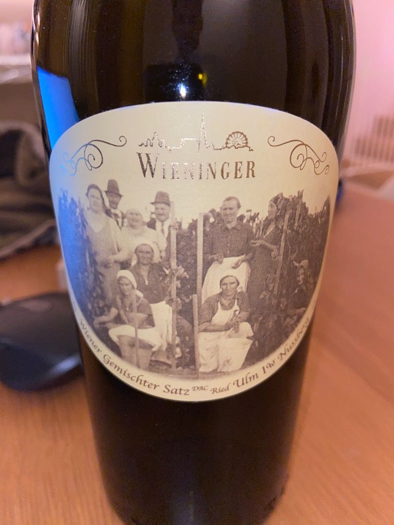 2020 Wieninger Nußberg Ried Ulm Wiener Gemischter Satz, Austria, Wien ...