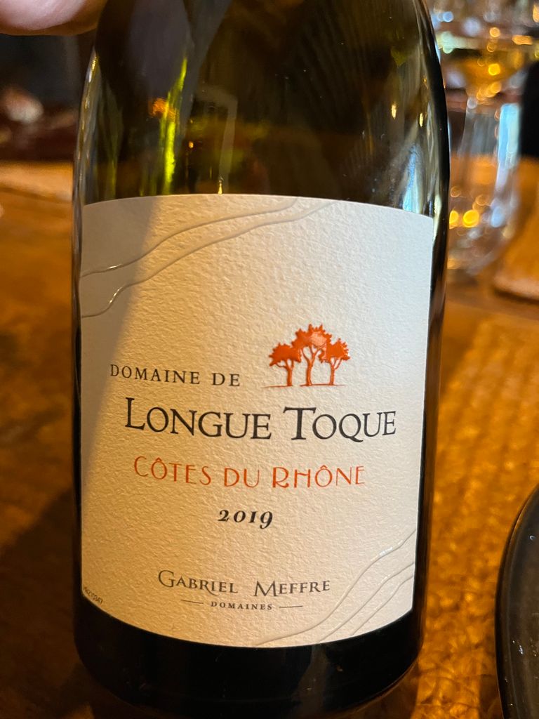 2022 Domaine de Longue Toque Côtes du Rhône Blanc, France, Rhône ...