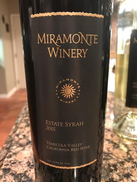 2023 Miramonte Winery Verdelho, USA, California, South Coast, Temecula ...