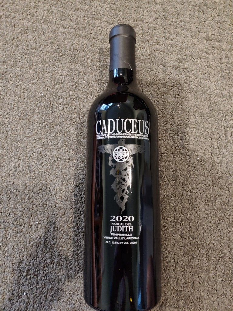2020 Caduceus Cellars Tempranillo Nagual del Judith Judith Block, USA ...