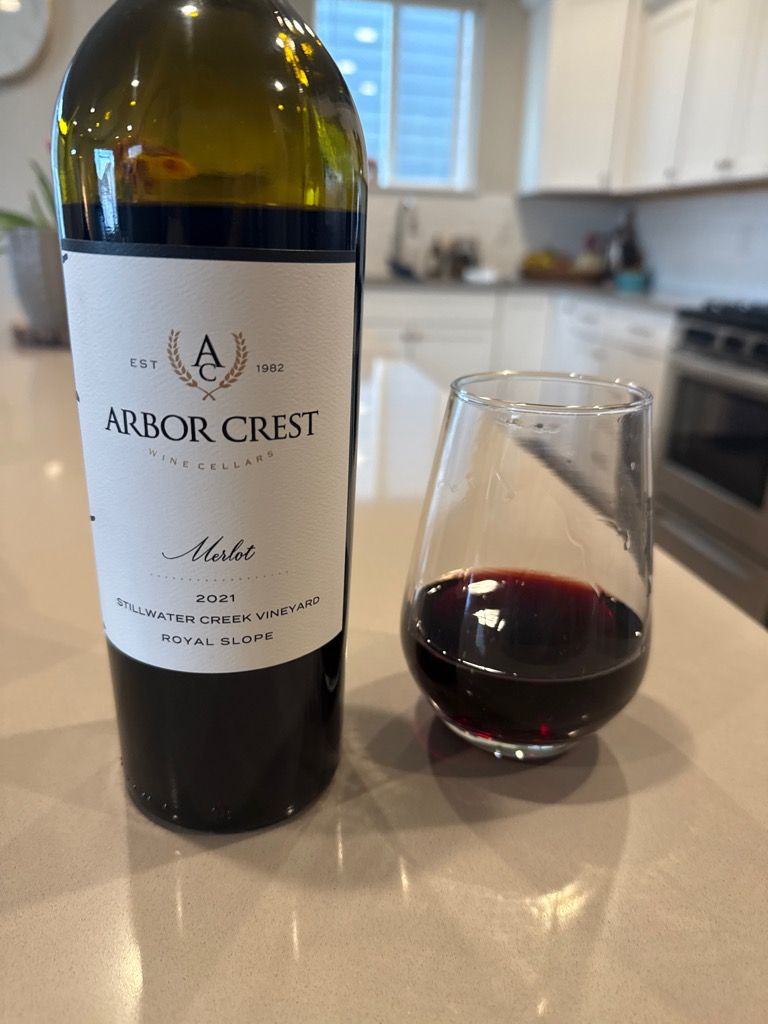 2021 Arbor Crest Merlot Stillwater Creek Vineyard, USA, Washington ...