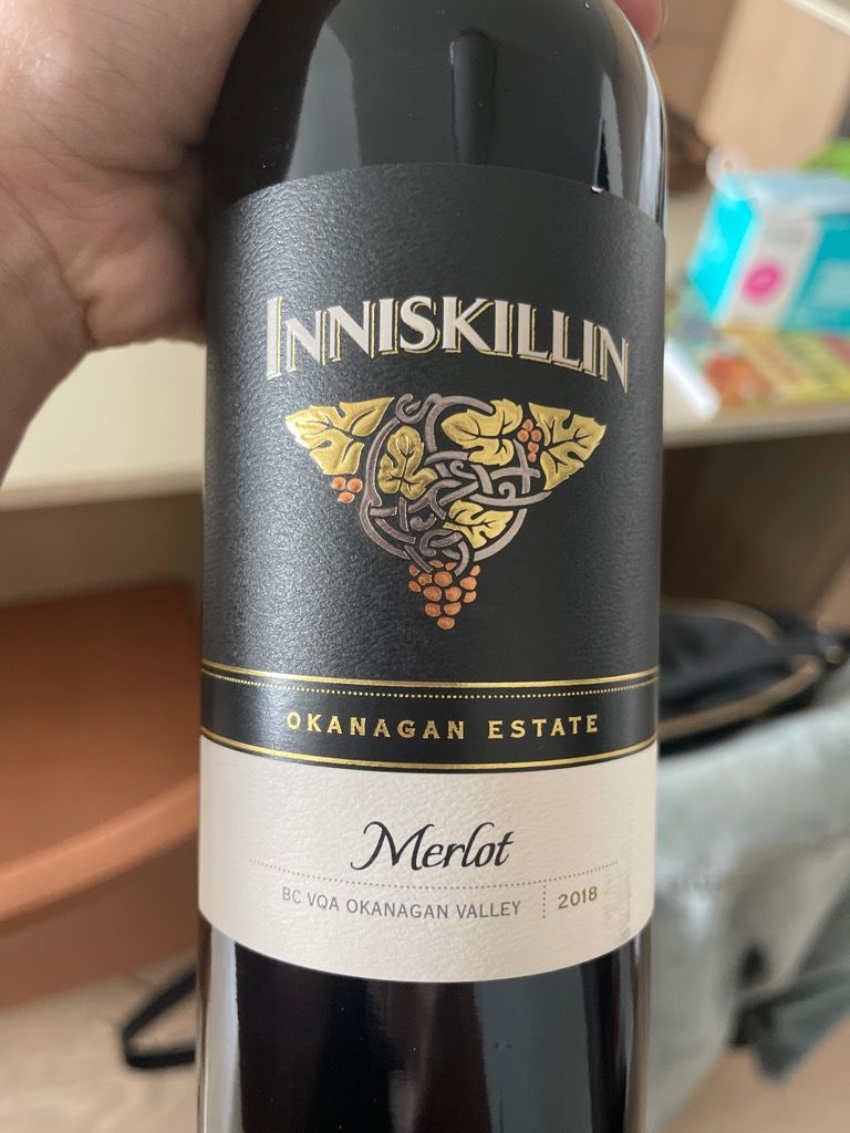2018 Inniskillin Merlot, Canada, British Columbia, Okanagan Valley ...