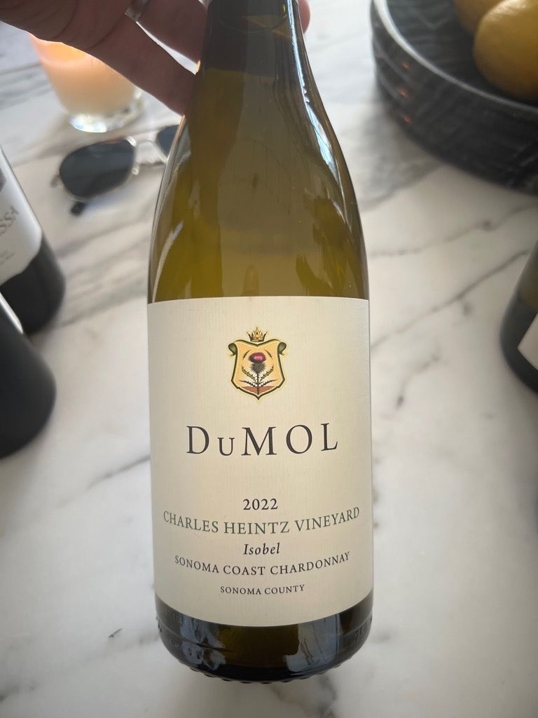 2022 DuMOL Chardonnay Isobel Charles Heintz Vineyard, USA, California ...