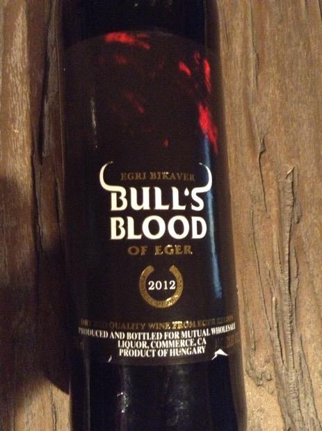 2012 Egervin Eger Egri Bikavér Bulls Blood, Hungary, Felső-Magyarország ...