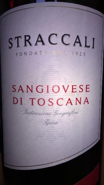 2015 Straccali Sangiovese Toscana IGT, Italy, Tuscany, Toscana IGT ...