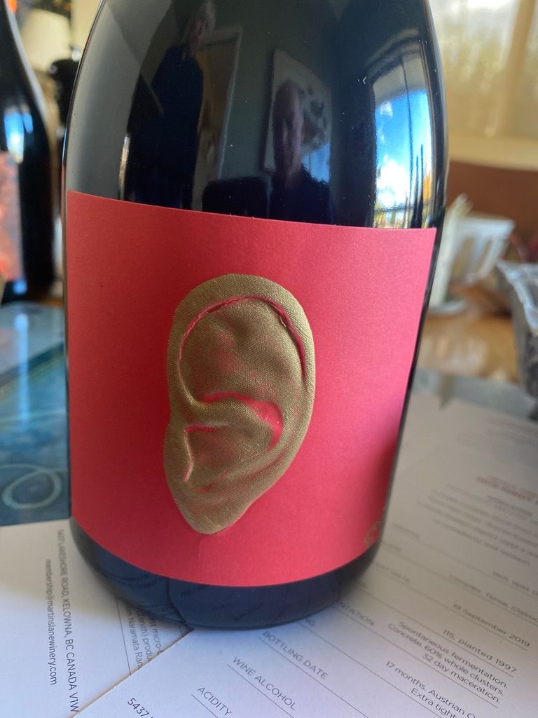 2019 Martin's Lane Winery Pinot Noir Missing Ear Fritzi's Vineyard, Canada, British Columbia ...