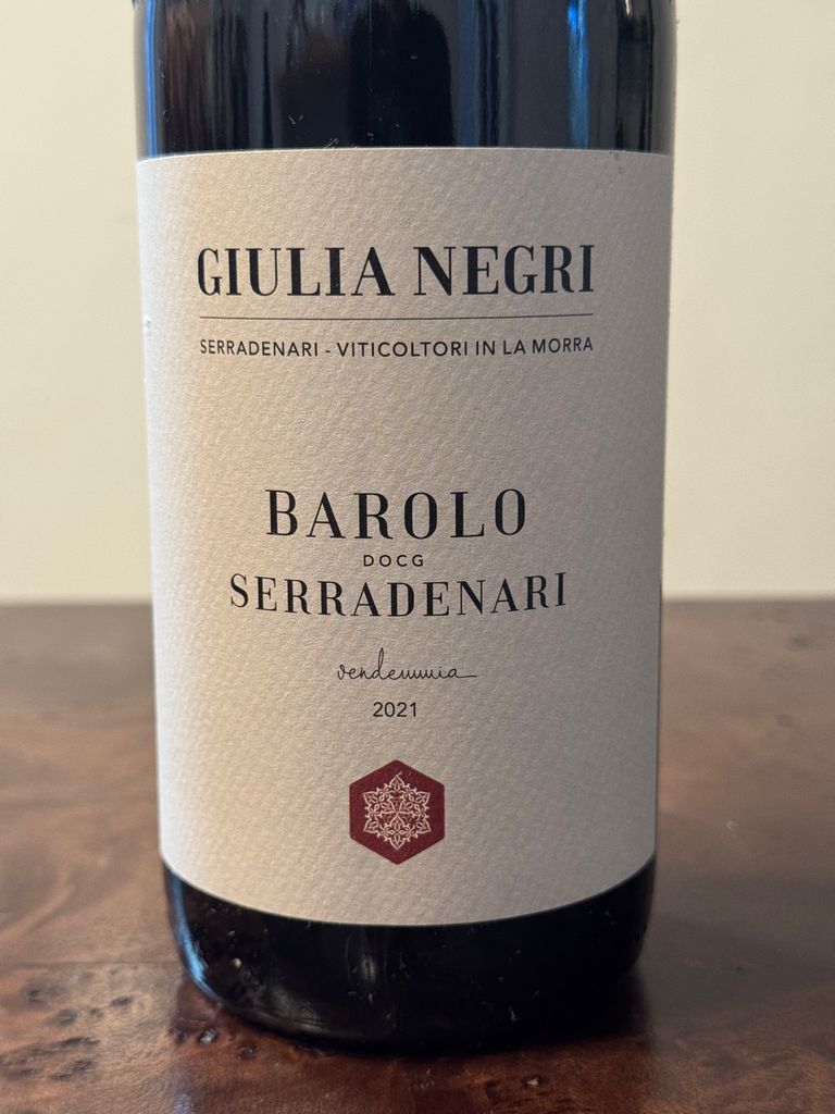2021 Giulia Negri Barolo Serradenari, Italy, Piedmont, Langhe, Barolo ...