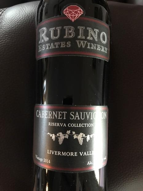 2015 Rubino Estates Winery Cabernet Sauvignon Riserva, USA, California ...