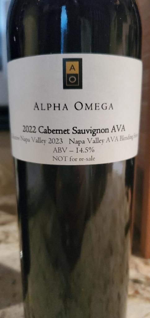 2022 Alpha Omega Cabernet Sauvignon Sunshine Valley, USA, California ...