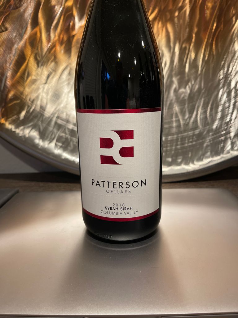2018 Patterson Cellars Syrah Sirah, USA, Washington, Columbia Valley ...