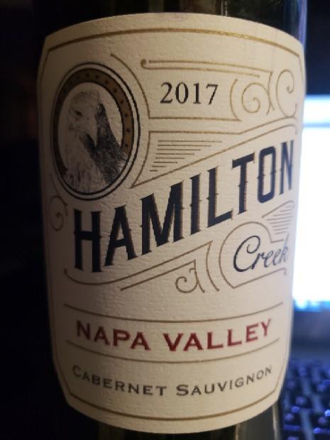 2017 Hamilton Creek Cabernet Sauvignon, USA, California, Napa Valley ...