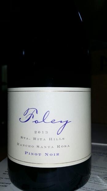 2013 Foley Estates Pinot Noir Rancho Santa Rosa, USA, California ...