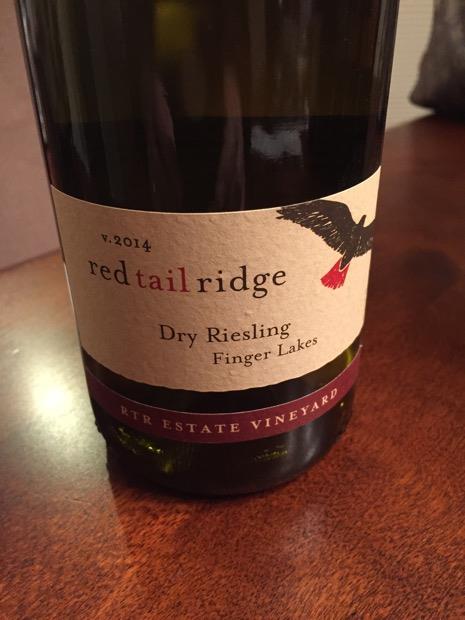 2014 Red Tail Ridge Winery Dry Riesling, USA, New York, Finger Lakes ...