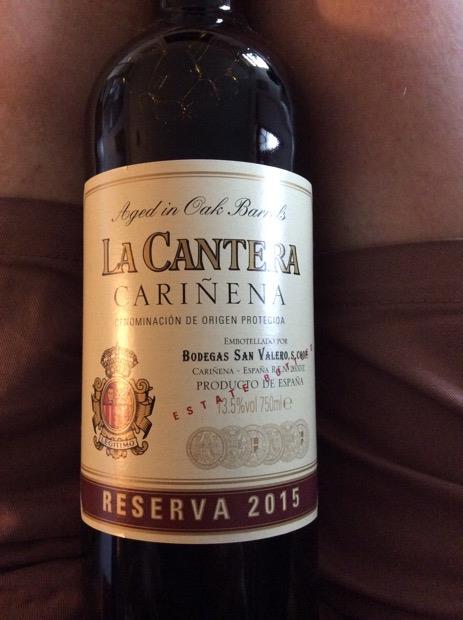 2015 Bodegas San Valero Cariñena La Cantera Reserva, Spain, Aragón ...