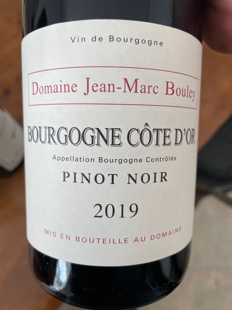 2021 Domaine Jean-Marc / Thomas Bouley Bourgogne, France, Burgundy ...