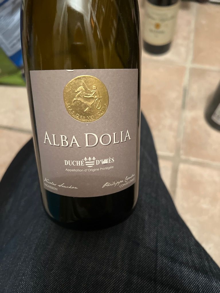 2020 Mas des Volques Duché d'Uzès Blanc Alba Dolia, France, Rhône ...