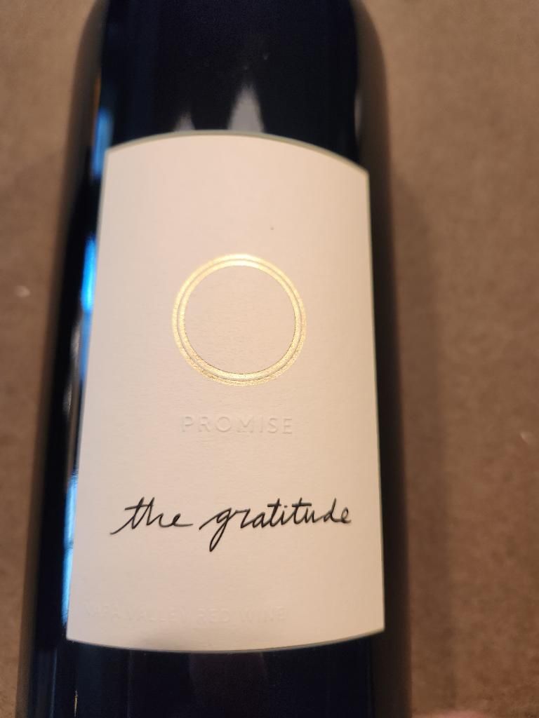 2019 Promise The Gratitude, USA, California, Napa Valley - CellarTracker