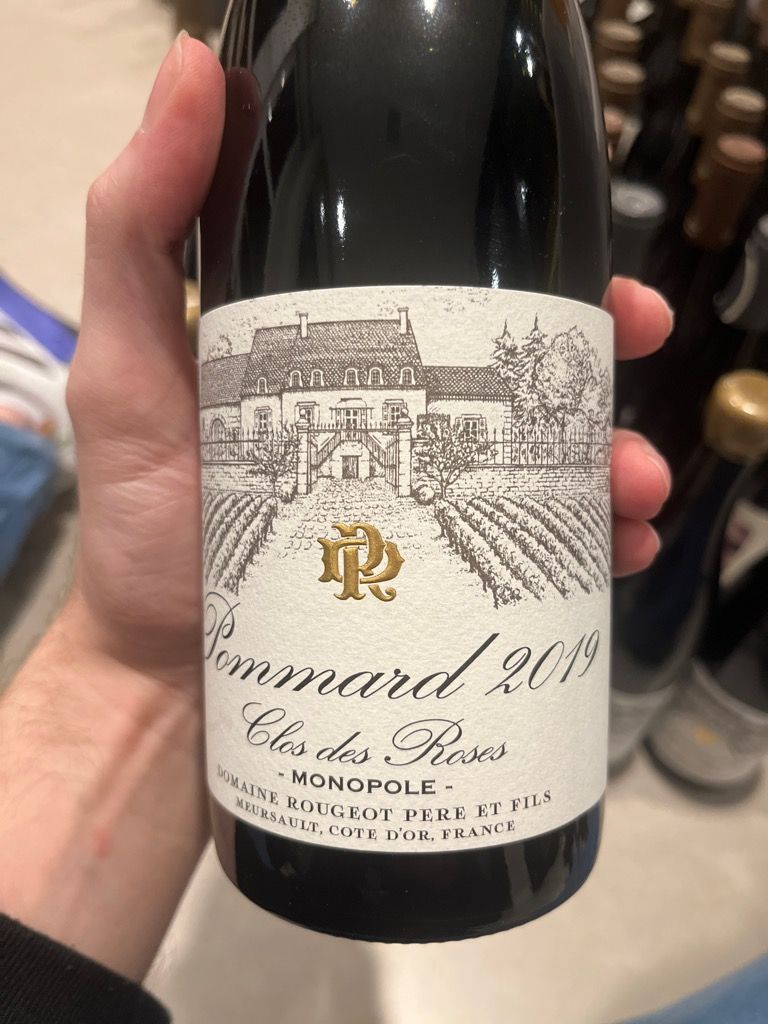 2019 Domaine Rougeot Pommard Clos des Roses, France, Burgundy, Côte de ...