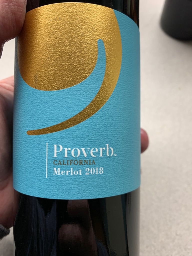 2021 Proverb Merlot, USA, California - CellarTracker