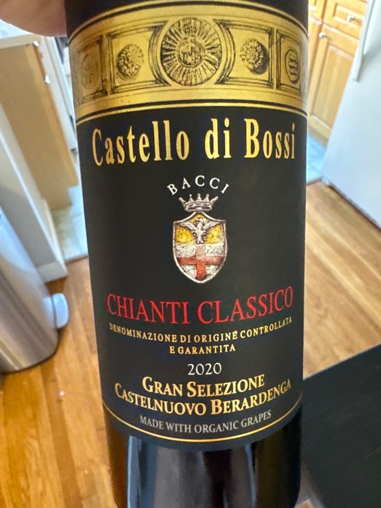 2020 Castello di Bossi Chianti Classico Gran Selezione, Italy, Tuscany ...